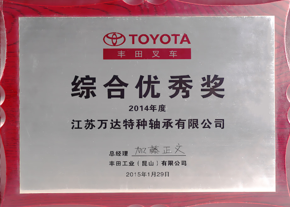 Honor- Jiangsu Wanda Special Bearing Co.,Ltd.